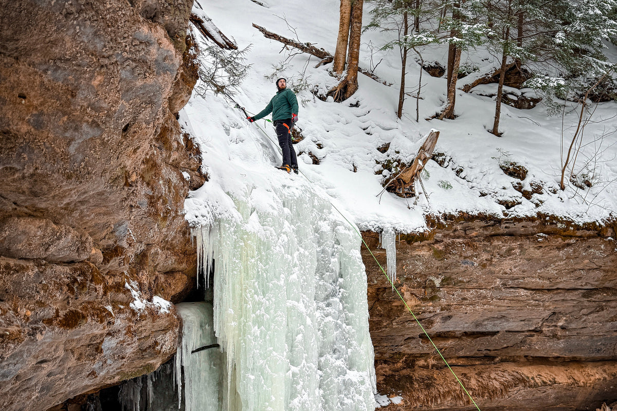 Our First Ever Ice Climbing Adventure in Munising, Michigan – mi playground